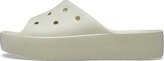 Crocs Classic Slide | Platform Sandals Sandale glissanteFemme, Bone, 41/42 EU