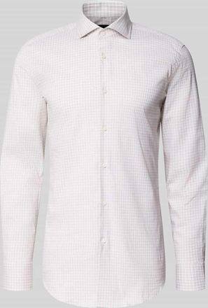 HUGO BOSS Slim Fit Businesshemd aus Baumwoll-Mix Modell H-HANK-SP
