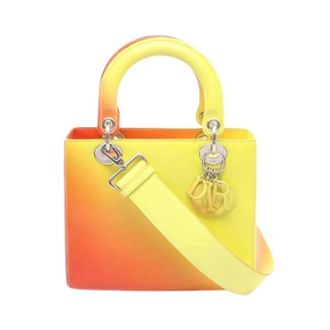Dior Pre-owned Lady Dior Gradient Leather 2way Handbag - - Pre-owned - Damen - Mehrfarbig - ONE SIZE