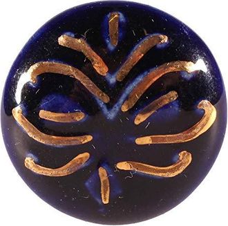 La Finesse kn1344 Knopf, schwarz, Durchmesser 2 cm x 7,5 cm l&auml;nge