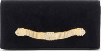 Bulgari Clutch Bvlgari Tubogas aus Samt
