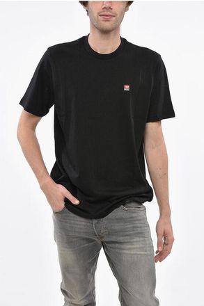 Diesel Crew Neck T-Shirt with Logo Patch size 3xl