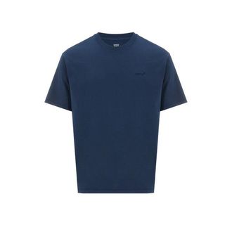 Levi's Baumwoll-T-Shirt mit Rundhalsausschnitt in Blau