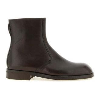 Christophe Lemaire Rei&szlig;verschluss-Stiefeletten - - Shoes - Herren - Braun - 42 EU