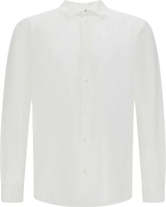 Herno Homme, Chemises, Blanc, Taille: S Chemise en coton stretch Superfine