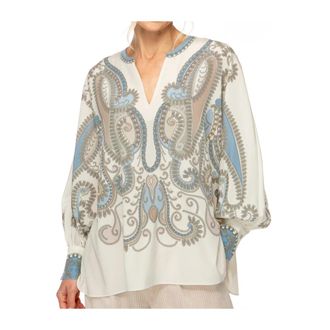 Ivi Seaside Collection Ivi, Femme, Blouses et Chemises, Multicolore, Taille: 48 FR Blouse Crystal