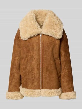 Mango Jacke mit Futter aus Teddyfell Modell ADRIANA