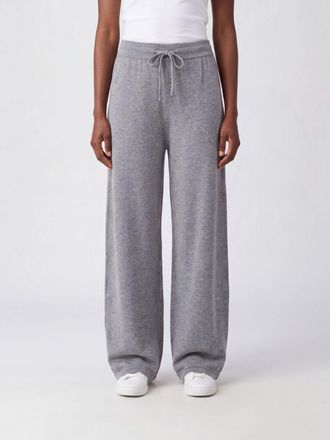 Eleh Pantalon large en tricot de laine &agrave; taille &eacute;lastiqu&eacute;e avec cordon de serrage