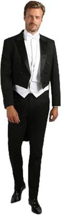 Suitable Black Frack Budapest Stretch - Homme - V&ecirc;tements - Taille Slim Fit - Rokkostuum Budapest, Attention., 54
