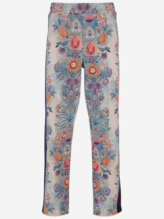 Just Cavalli Pantalon en nylon stretch &agrave; motif floral