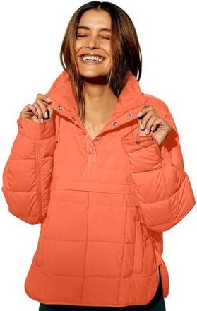 Generic Sweat-shirt léger pour femme - Pull léger pour femme - Grande taille - Sweatshirts sans capuche décontractés - Haut de couleur unie - Pull ample pour 