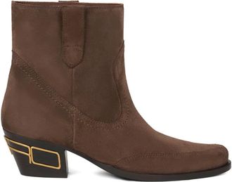 Etro Stiefel aus Wildleder 45mm - Braun