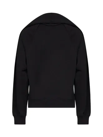 Dries Van Noten Draped Panel Sweatshirt - Black