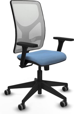 Piqueras y Crespo Stuhl Home Office mit 3D-Armlehnen, h&ouml;henverstellbare Lendenwirbelst&uuml;tze, ausgestattet mit 3 Positionen und Schneideschaum, mit Rollen von 65 mm, Park