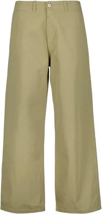Burberry Homme, Pantalons, Vert, Taille: S Pantalon droit