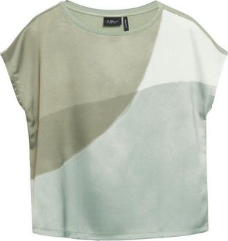 s.Oliver Black Label Kurzarmshirt Sommershirt mit grafischem Muster