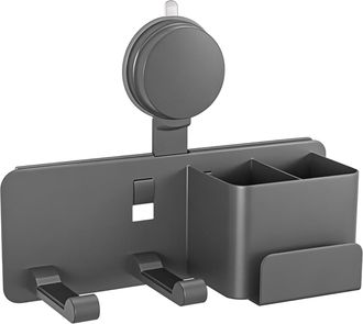 Generic Haartrockner Aufbewahrung - Wandmontage Aufbewahrungsregal | Halter Für Haartrockner Und Glätteisen,Geeignet Für Dusche Zuhause Wohnung Parfüm Kamm Za