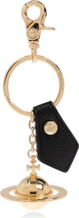 Vivienne Westwood unisex, Accessoires, Jaune, Taille: ONE Size Porte-cl&eacute;s avec breloque logo
