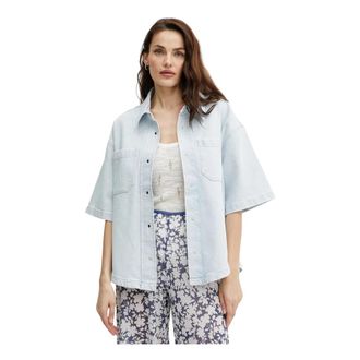 IVY OAK Erica Denimhemd - - Blouses & Shirts - Damen - Blau - XL