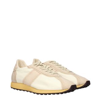 The Row Mens Beige Fabric Athletic Sneakers