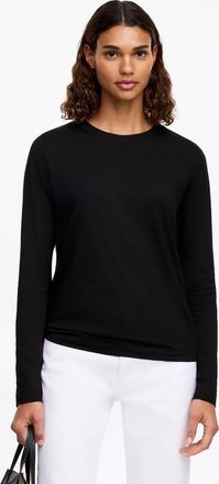 Arket Signature-Langarmshirt -Schwarz