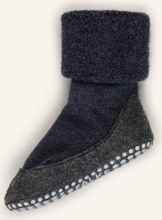 Falke Stoppersocken Cosyshoe Aus Merinowolle blau