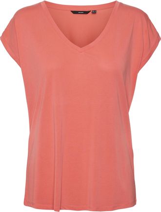 Vero Moda Vmfilli Ss V-Neck Tee Ga Noos