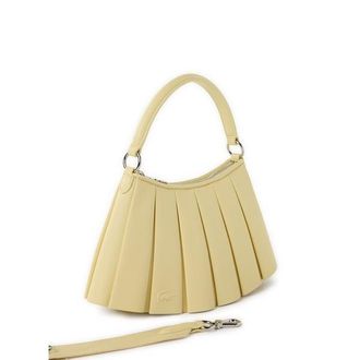 Lacoste Petit sac Lenglen pliss&eacute; en cuir