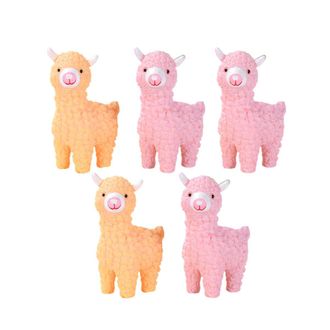 TOPBATHY 5 St&uuml;ck Alpaka Schreibtischdekoration aus Verarbeitetem Material Mikrolandschafts Schmuck f&uuml;r Wohnzimmer Tischhandwerk und Heimdeko Zuf&auml;llige Farbe Zu