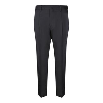 Dell'Oglio Homme, Pantalons, Noir, Taille: S Pantalon de costume