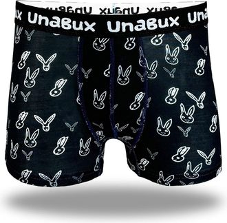 Unabux Boxer BLACK WHITE RABBIT