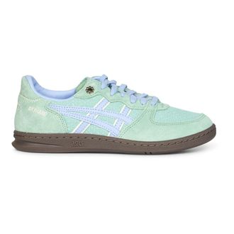 Asics Vintage Lace-Up Sneakers Gr&uuml;n Leder - - Shoes - Damen - Gr&uuml;n - 36 EU