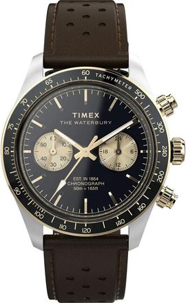 Timex Uhren - Quarz-Chronographenuhr Waterbury Heritage Chronogr - Gr. unisize - in Braun - für Damen