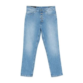 Dondup Blaue Jeans mit Knopfverschluss - - Jeans - Damen - Blau - W26