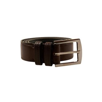 Kiton Homme, Accessoires, Brun, Taille: 95 CM Ceinture en cuir de veau