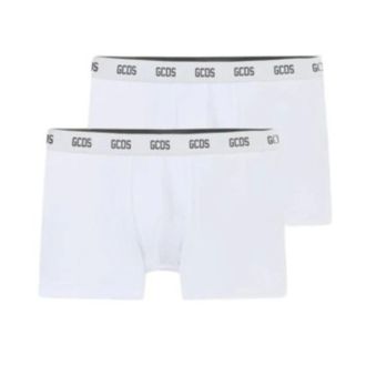 GCDS Gcds, Homme, Sous-vêtements, Blanc, Taille: 2XL Essentials Boxer Briefs Homme 2-Pack
