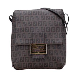 Fendi Sac bandouli&egrave;re imprim&eacute; Pre-owned - Femme - Pre-owned - Brun - Taille: ONE Size