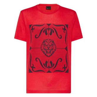 Billionaire Boys Club Homme, Tops, Rouge, Taille: 2XL T-Shirt Col Rond