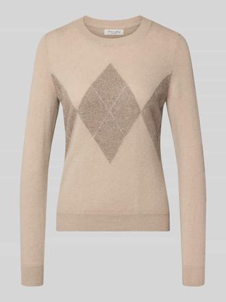 Christian Berg Slim Fit Strickpullover aus Kaschmir-Mix mit Rundhalsausschnitt
