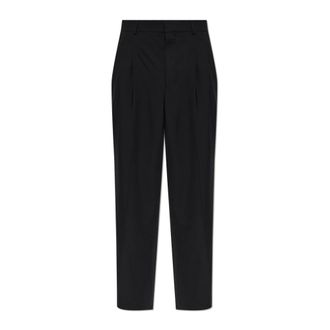 Ami Gerade geschnittene Wollhose - - Trousers - Herren - Schwarzk - W42