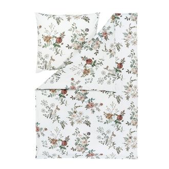 ESTELLA Bettw&auml;sche Perla | Elfenbein | 155x220 cm + 80x80 cm | b&uuml;gelfreie Qualit&auml;t | pflegeleicht & trocknerfest | ideale Vier-Jahreszeiten-Garnitur | 100% Ba