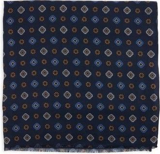 Saison 1865 Echarpe &agrave; motifs &agrave; bord effiloch&eacute;s