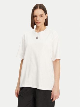 adidas T-Shirt Essentials Boyfriend JC8967 Wei&szlig; Oversize