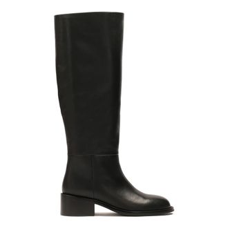 Kazar Lederstiefel mit Slip-On-Obermaterial - - Shoes - Damen - Schwarzk - 38 EU