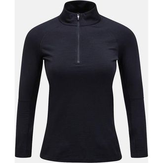 Peak Performance Damen Rolli W Magic Half Zip-BLACK-BLACK