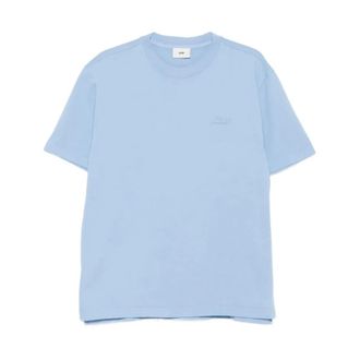 Autry Tonal Logo Tee - - Tops - Herren - Blau - L