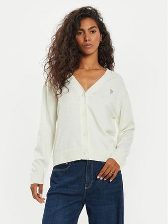 Guess Strickjacke W4BR16 Z3HO2 &Eacute;cru Regular Fit