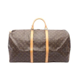 Louis Vuitton unisex, Pre-owned, Brun, Taille: ONE Size Sac Boston Keepall Monogram en Toile Enduite Pre-owned