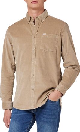 Pepe Jeans London Herren Ford Shirt, Brown (Stowe), S