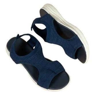 Generic Sandales Femme &eacute;t&eacute; Confortable Orthop&eacute;dique Bout Ouvert Chaussures Antid&eacute;rapant Respirantes D&eacute;Contract&eacute;Es Sandales de Plage Boho Leger Platform Sandal